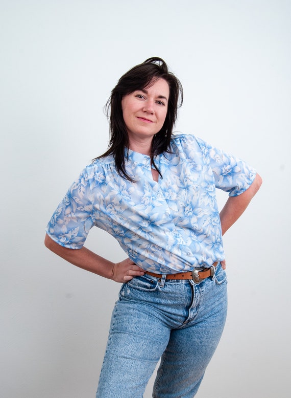 Vintage graff blue floral - Gem