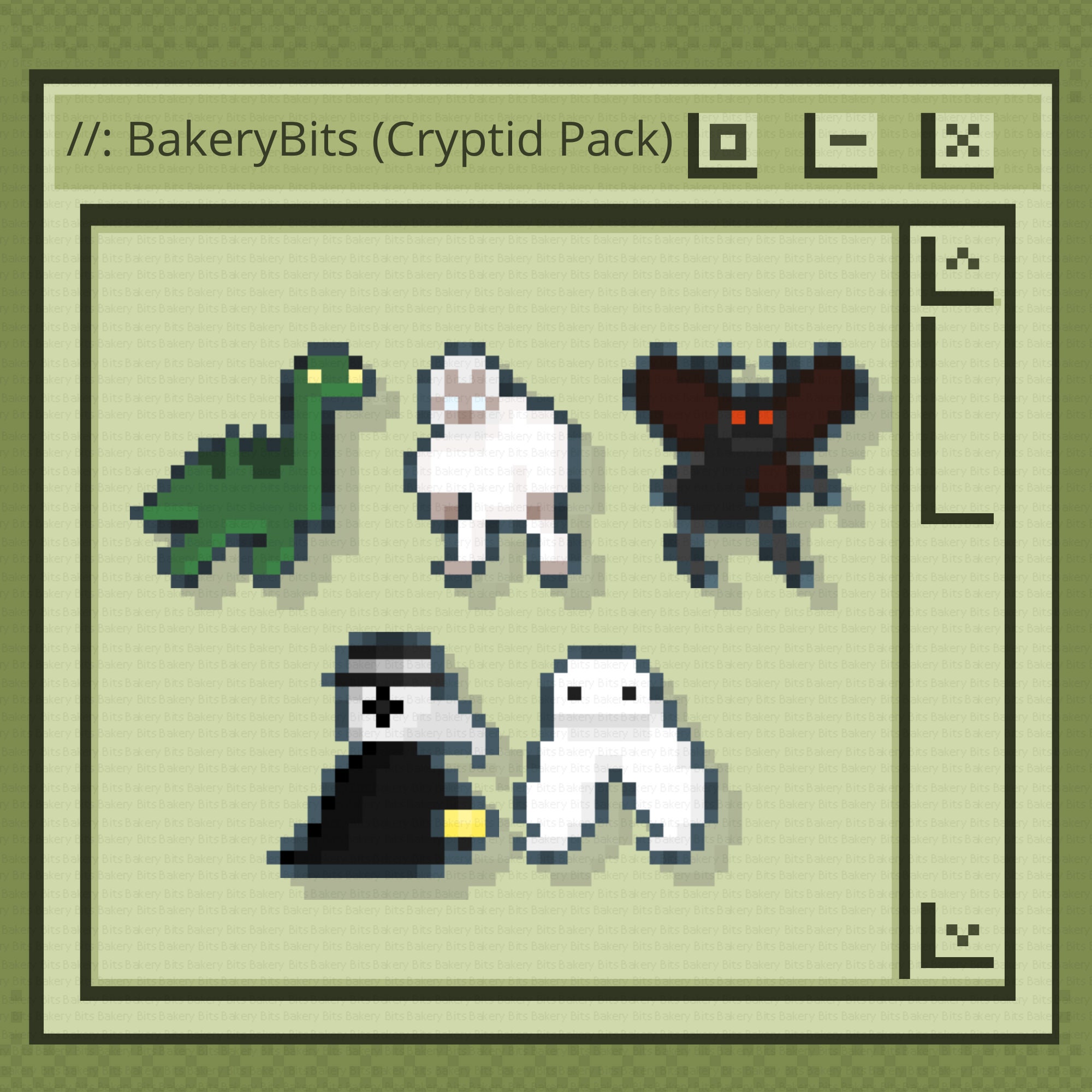 Cryptid Badges Twitch Sub Bit Badges Emotes Cryptids - Etsy