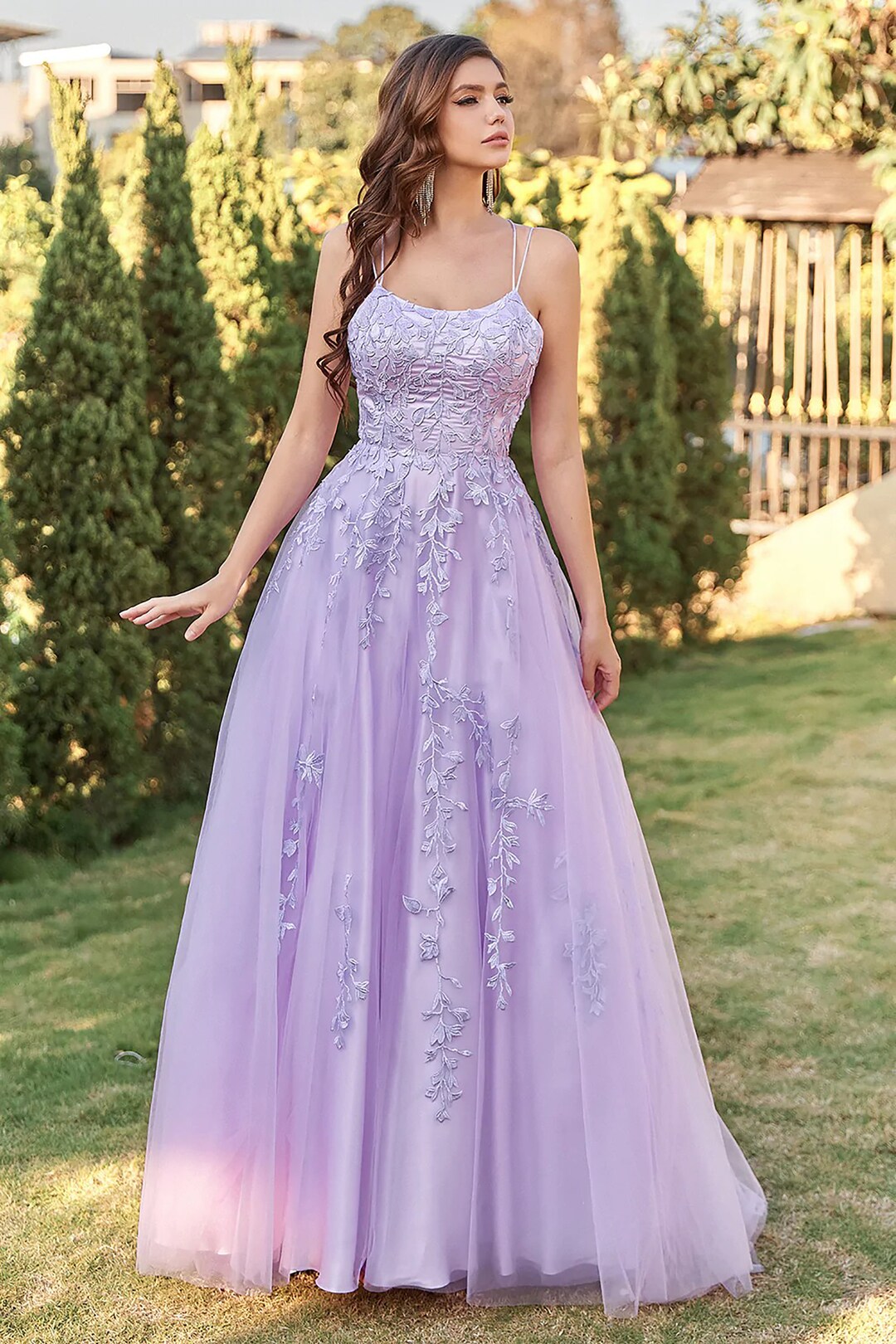 Exquisite Tulle Prom Dress Applique Formal Dress Custom - Etsy