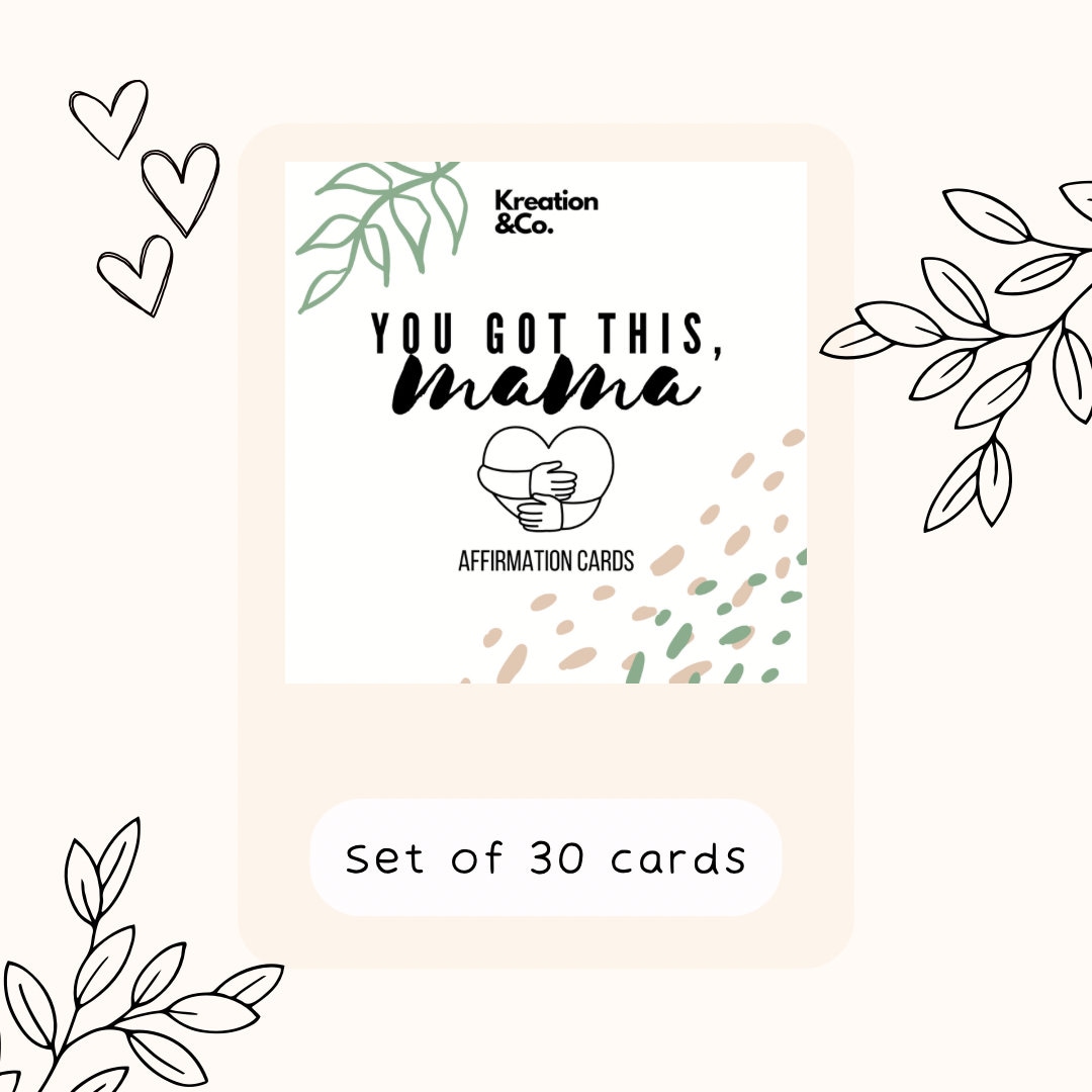 You Got This Mama Affirmation Flash Cards - Etsy