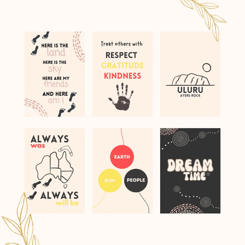 Indigenous Educational Posters - Etsy Australia