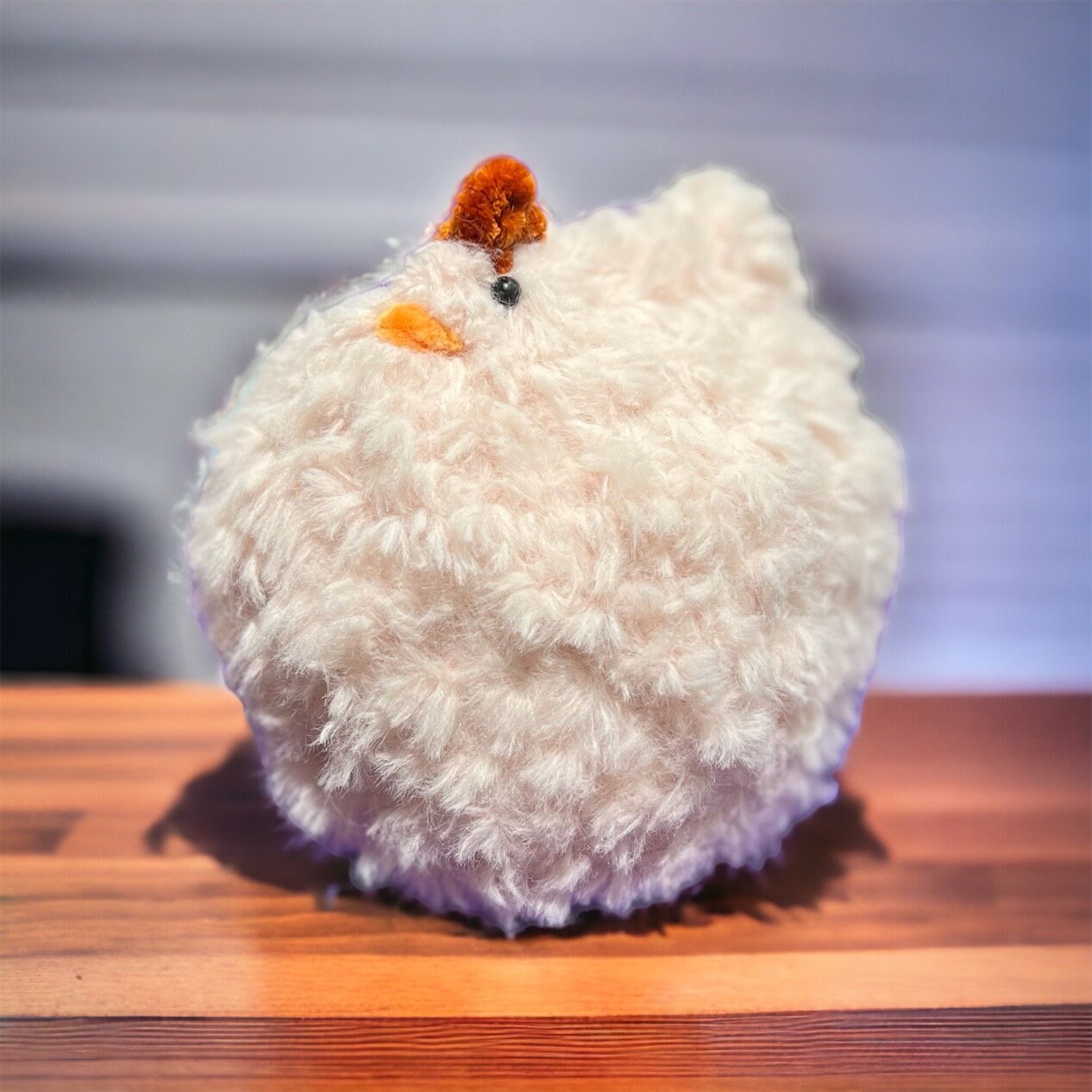 Fuzzy Chicken Plushie | Pink Chicken | Baby Pink Chicken | Chicken ...