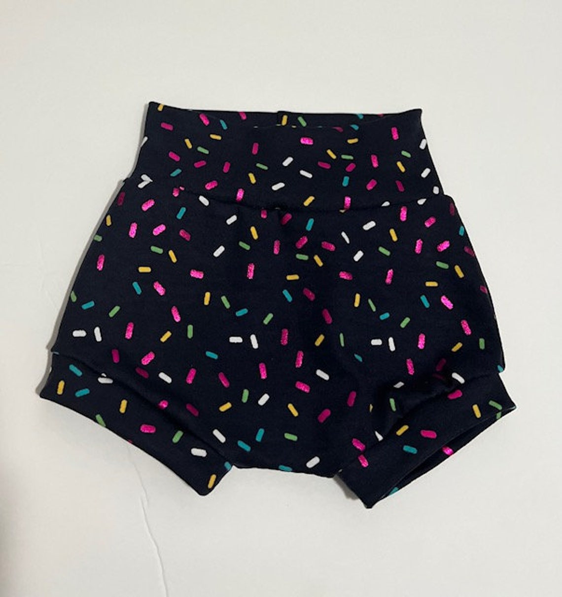 High Waisted Sprinkle Baby/toddler Shorts Sprinkle Shorts - Etsy