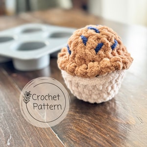 Blueberry Muffin Crochet Pattern - Muffin Crochet Pattern - Beginner ...