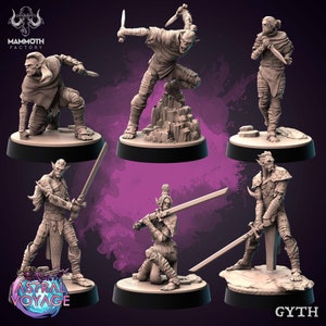 Dnd Gyth Miniature Baldurs Gate Githyanki Mini Enemy Pack - Etsy