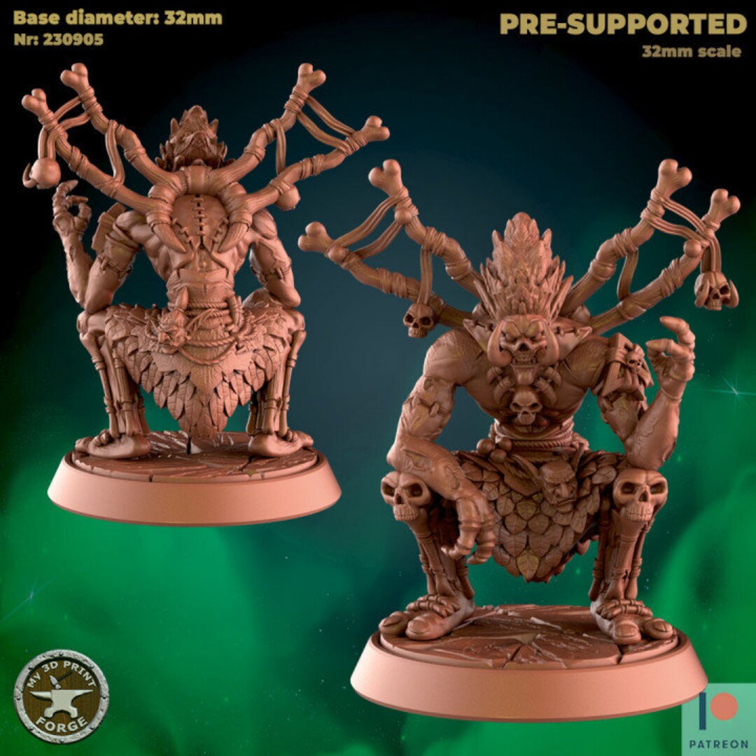 Zul'jin Miniature Dnd Troll Priest Playable Character - Etsy