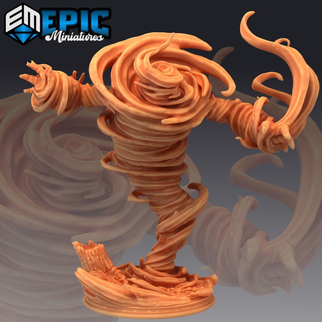 Air Elemental DnD Miniatures I Elementals pack I Dungeons and Dragons I ...