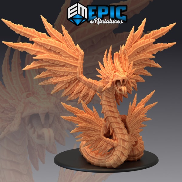 Winged Serpent - Etsy