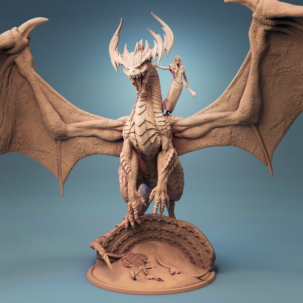 Dnd Green Dragon Miniature - Etsy