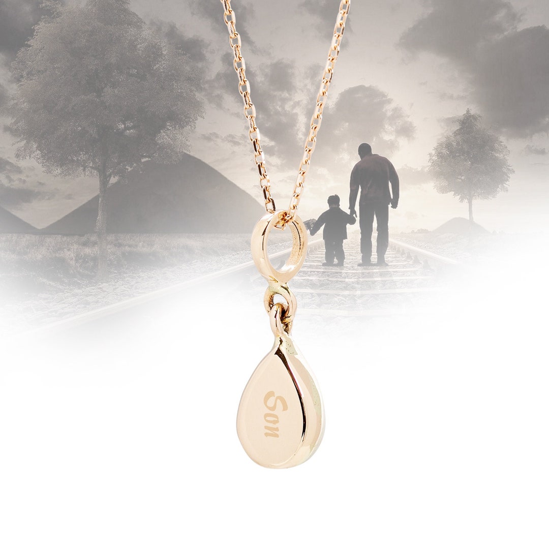 Memorial Keepsake Cremation Teardrop Cremation Urn Pendant 10K 14K 18K ...