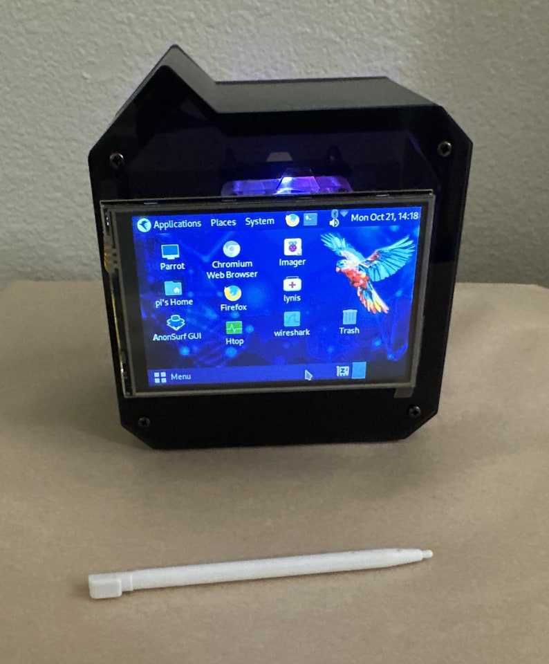 Mini Parrot Home Cyber Defense Computer - Dual Display - OLED + 3.5 ...