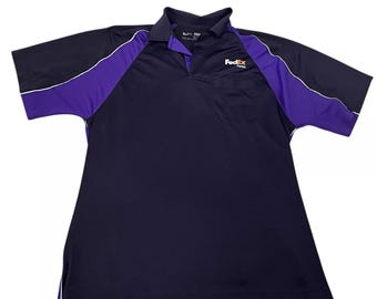 Vintage Fedex Ground Polo Uniform Shirt Short Sleeves Stan Herman ...