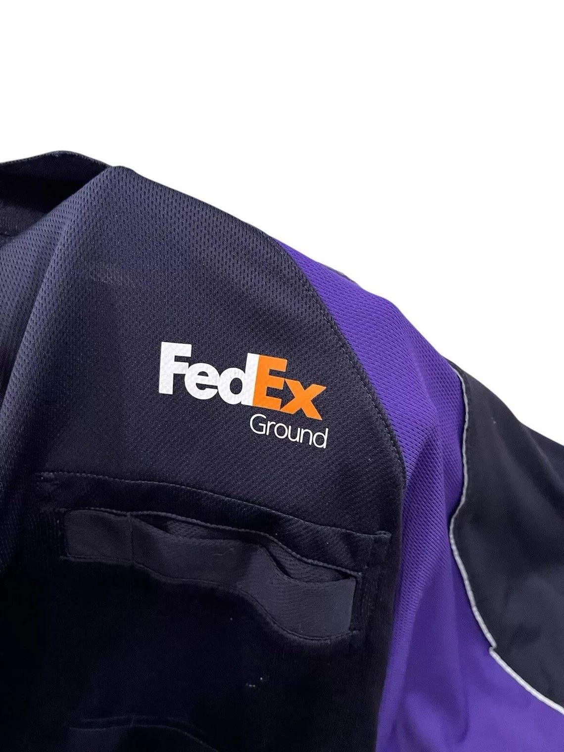 Vintage Fedex Ground Polo Uniform Shirt Short Sleeves Stan Herman ...
