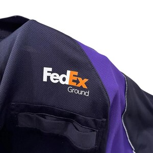 Vintage Fedex Ground Polo Uniform Shirt Short Sleeves Stan Herman ...