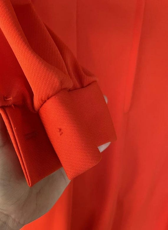 Vintage Lady Laura Toni Todd Orange Shift Dress Women… - Gem