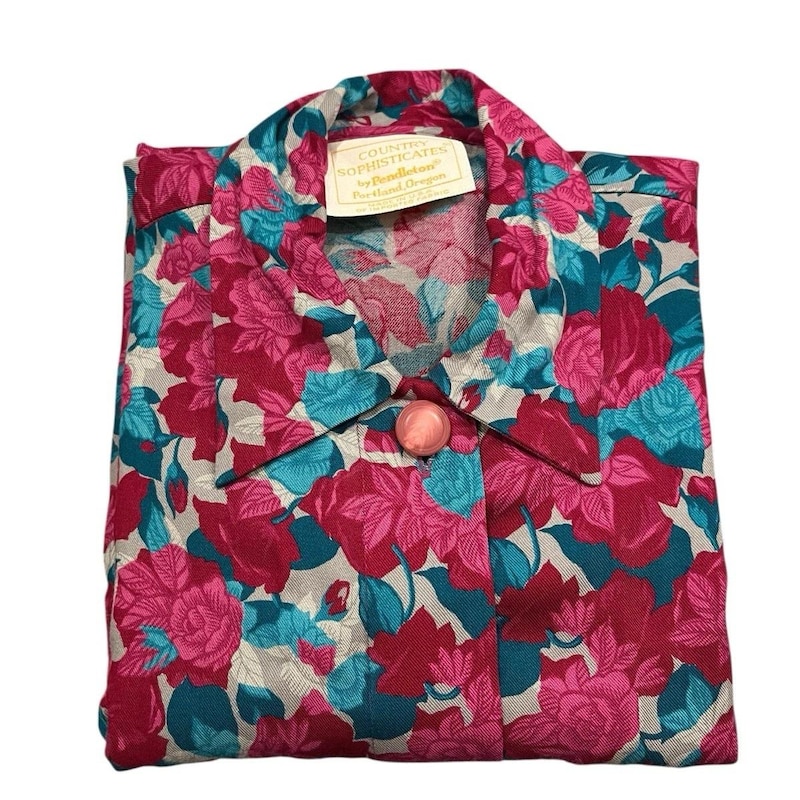 Vintage Pendleton Pink - Etsy