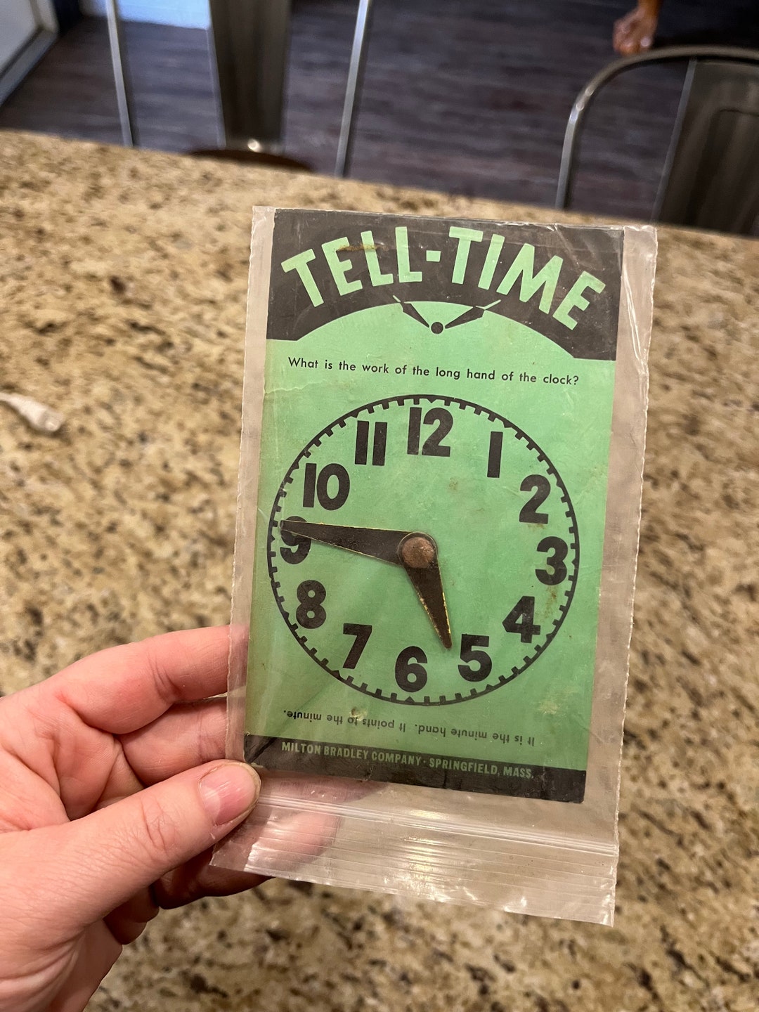 Vintage Milton Bradley Quizmo Tell-time Clock Card Board Game - Etsy