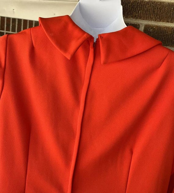 Vintage Lady Laura Toni Todd Orange Shift Dress Women… - Gem