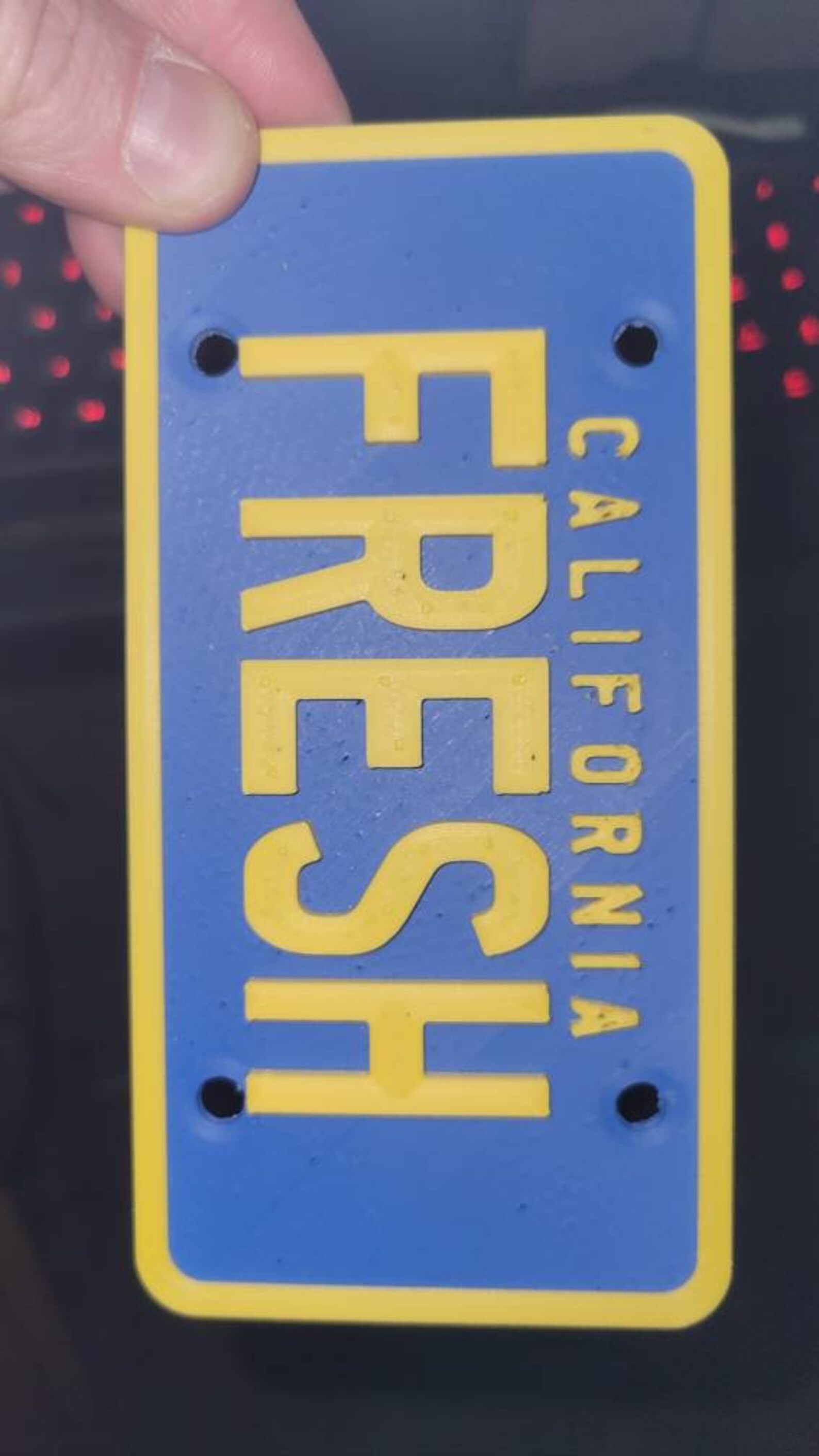 California Fresh License Plate From Fresh Prince - City/state ...