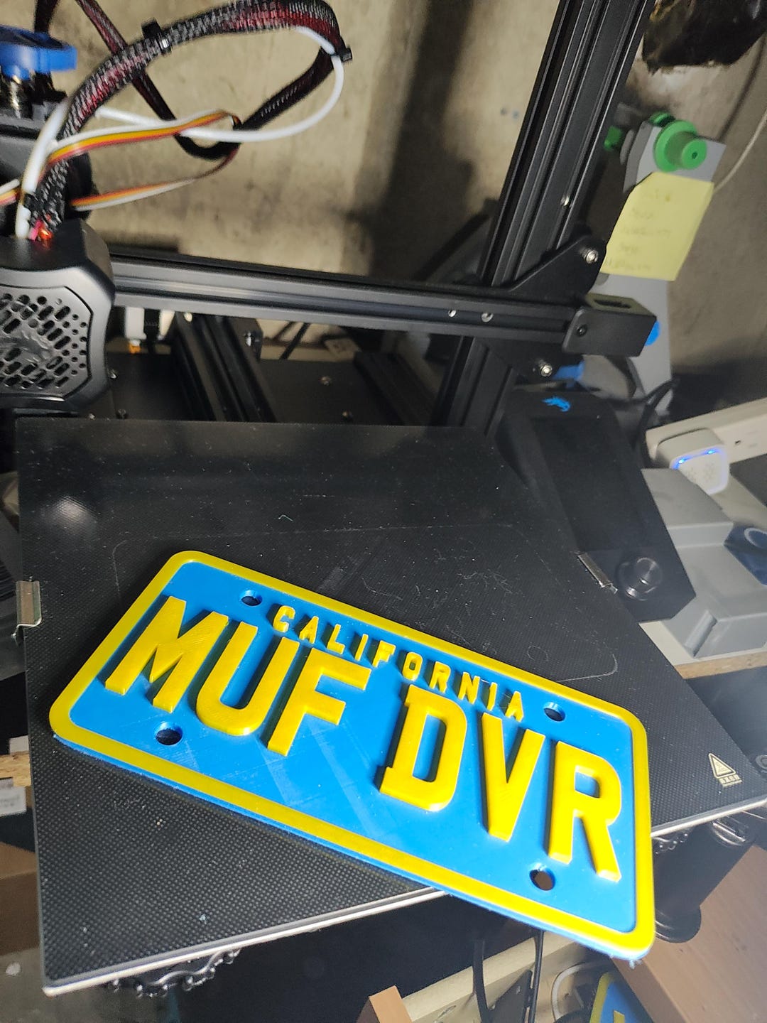 Up in Smoke License Plate – 70s Nostalgia, MUF DVR Plastic Prop Replica ...