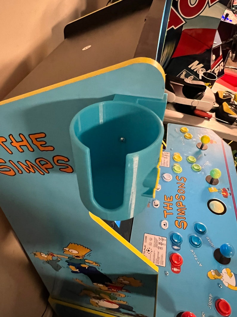 Arcade 1up Simpsons Cup Holder 3D Printed - Etsy
