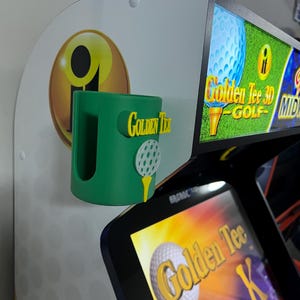 Arcade Golden Tee Cup Holder Universal Mount New Gen Cabinet - Etsy