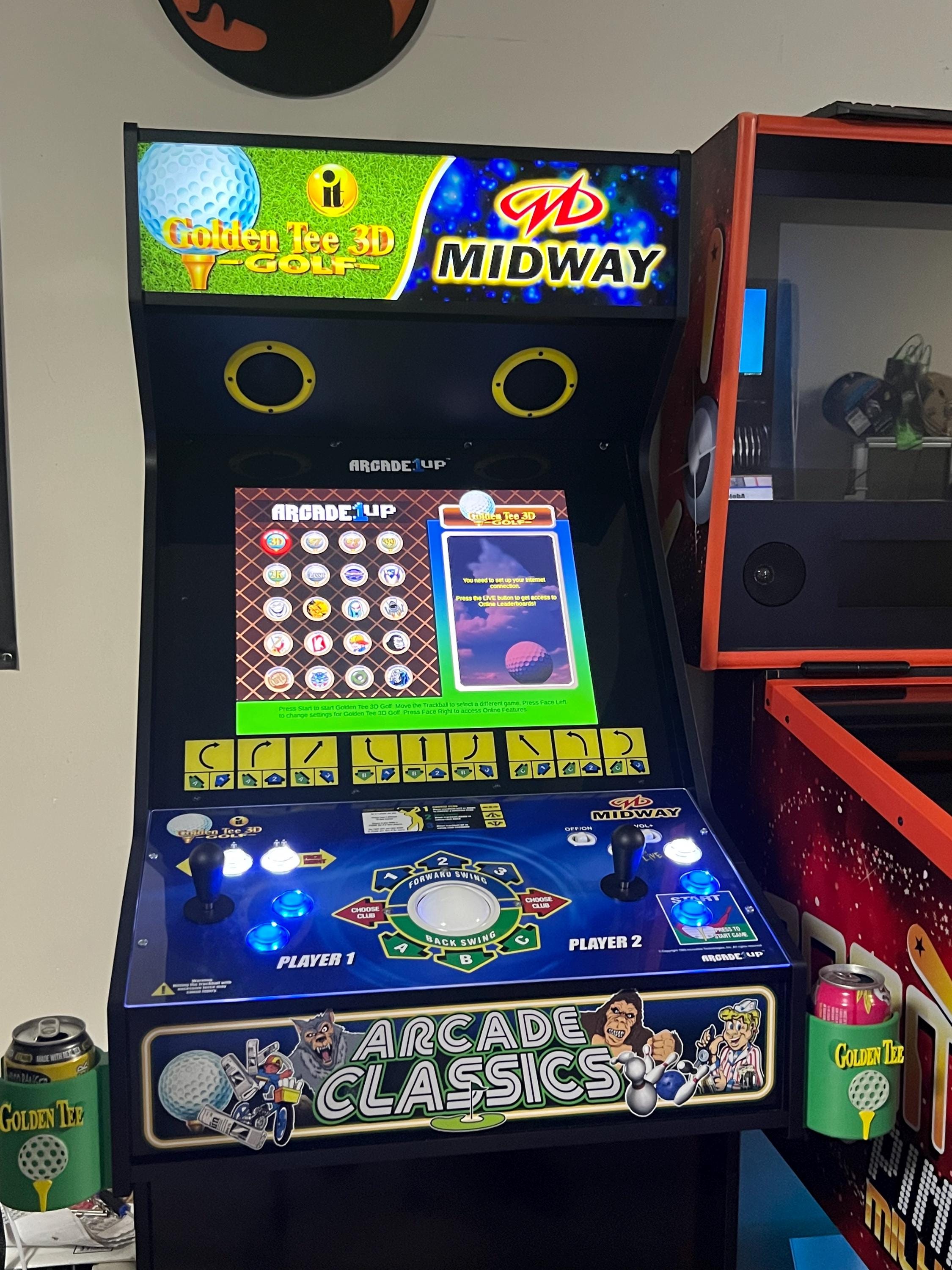Arcade Golden Tee Cup Holder Universal Mount New Gen Cabinet - Etsy