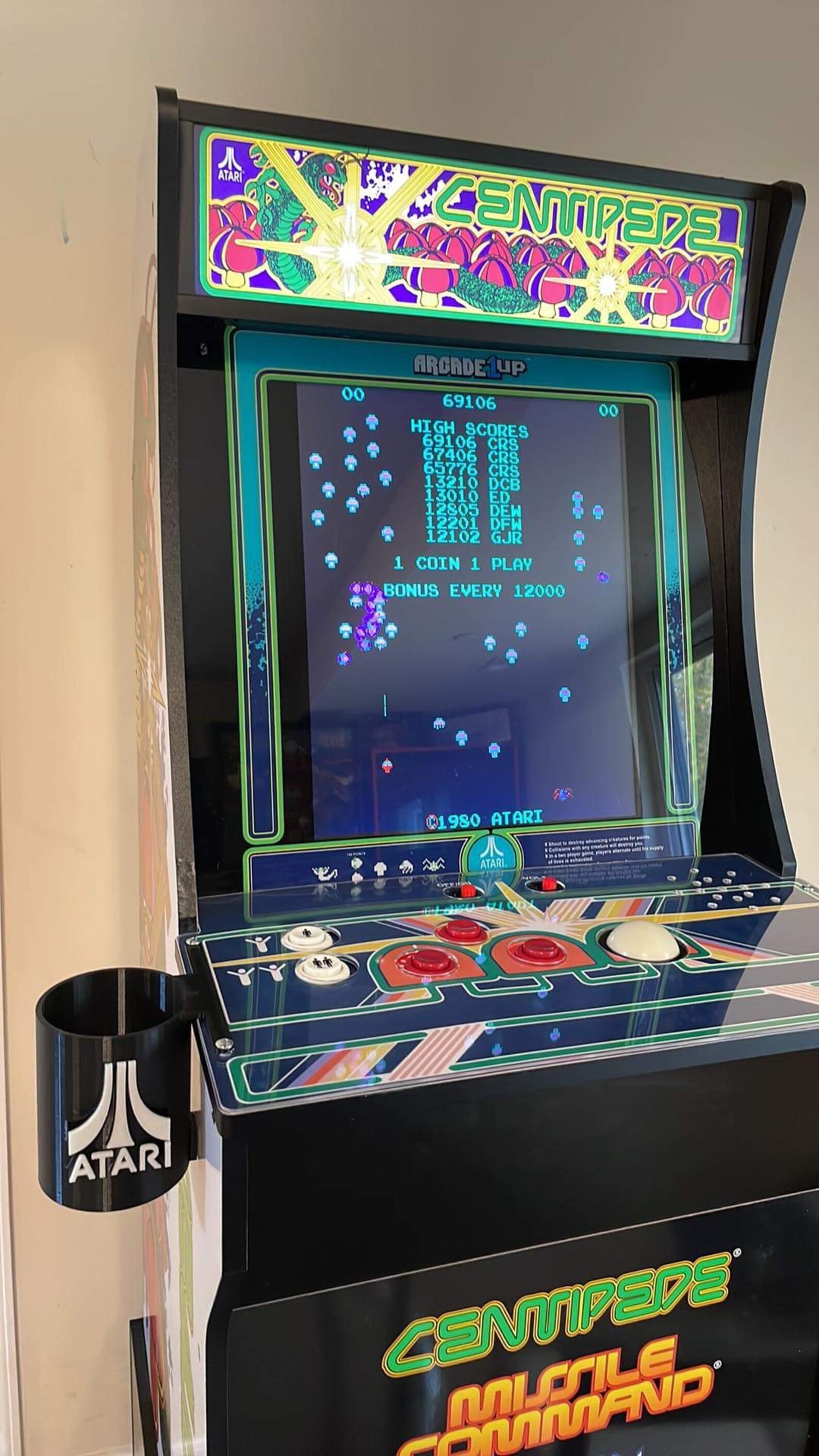 Arcade 1up Centipede Cup Holder Gen 1 - Etsy