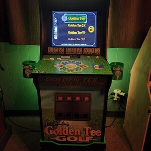 Arcade 1up Golden Tee Cup Holder Gen 1 Cabinet - Etsy