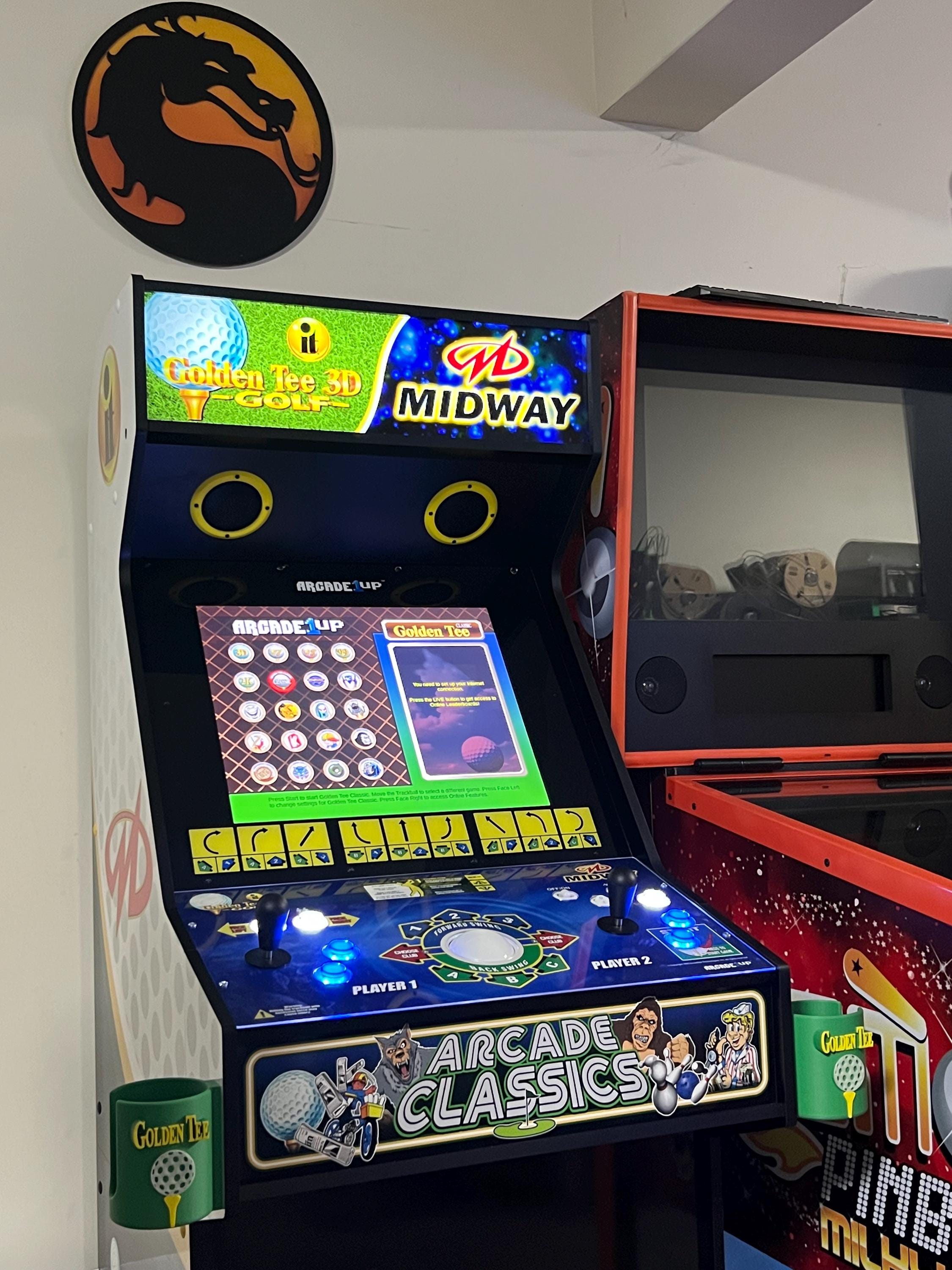Arcade Golden Tee Cup Holder Universal Mount New Gen Cabinet - Etsy
