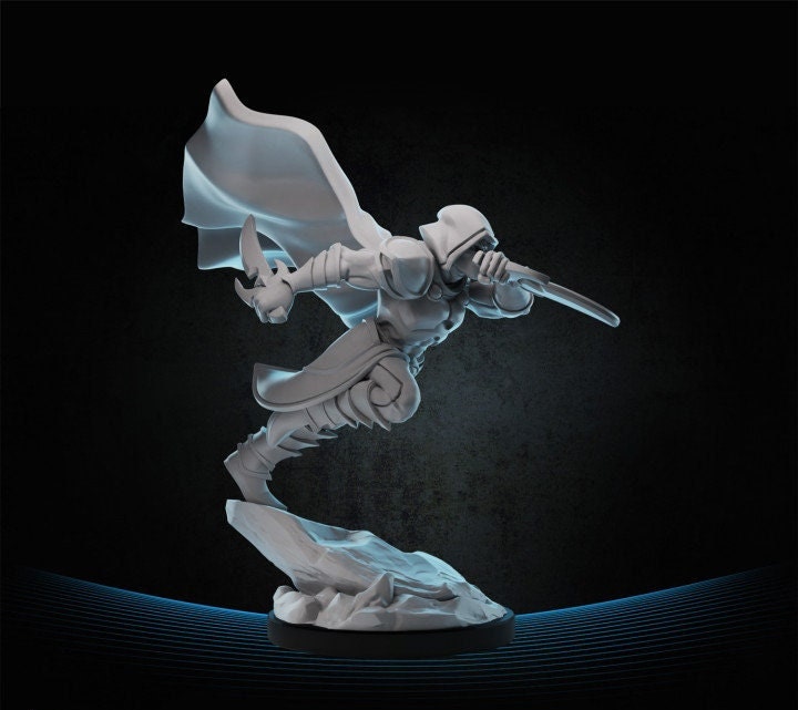 Dark Elf Rogue Model - Etsy