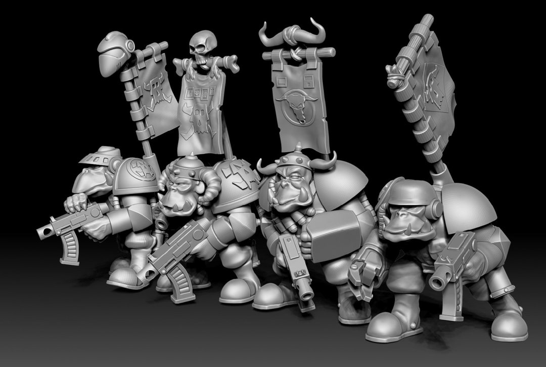 Retro Ork Nobs & Boss - 5 Models - Etsy