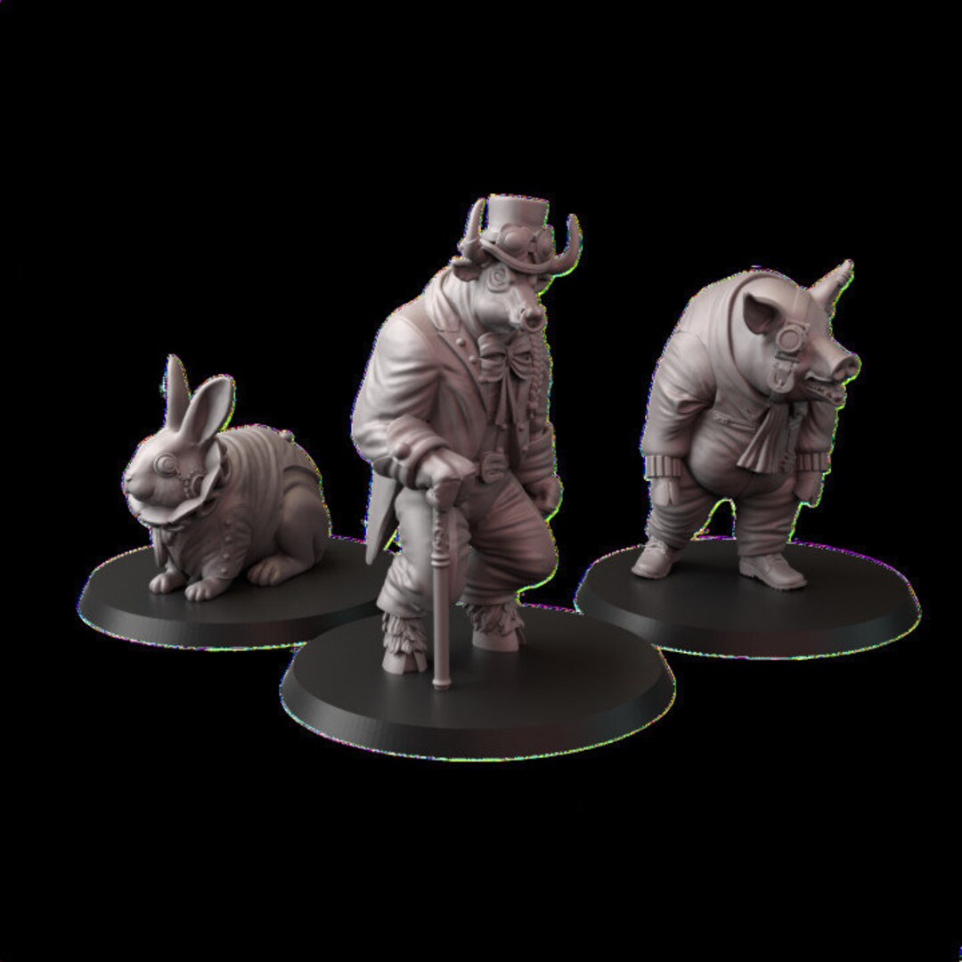 Steampunk Pet/beastkin Bundle 6 Models - Etsy