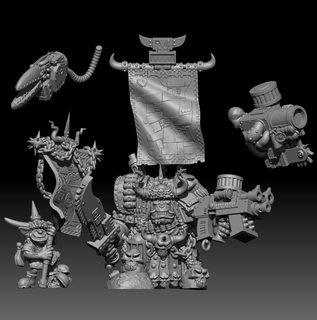 Ghaz and Lucky Grot and His Squig- 3 Models - Etsy