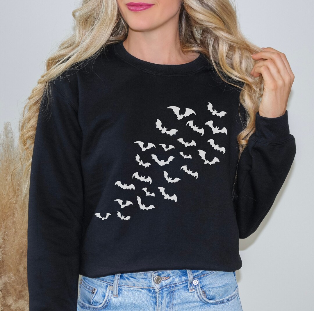 Bat Sweater, Halloween Bats, Vintage Halloween Sweater, Bat Shirt ...