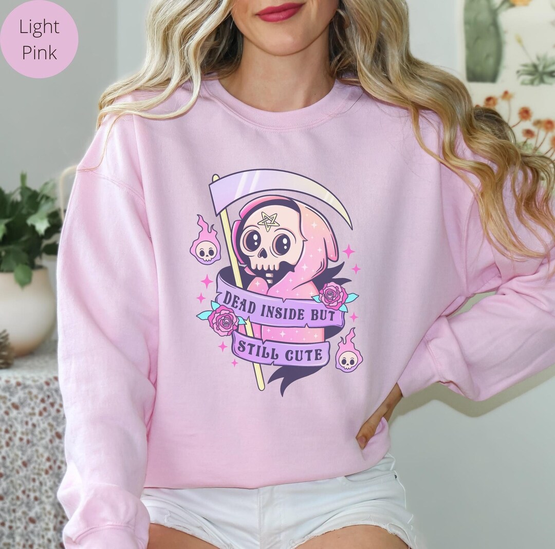 Dead Inside Still Cute, Pastel Goth, Whimsigoth Halloween, Grim Reaper ...