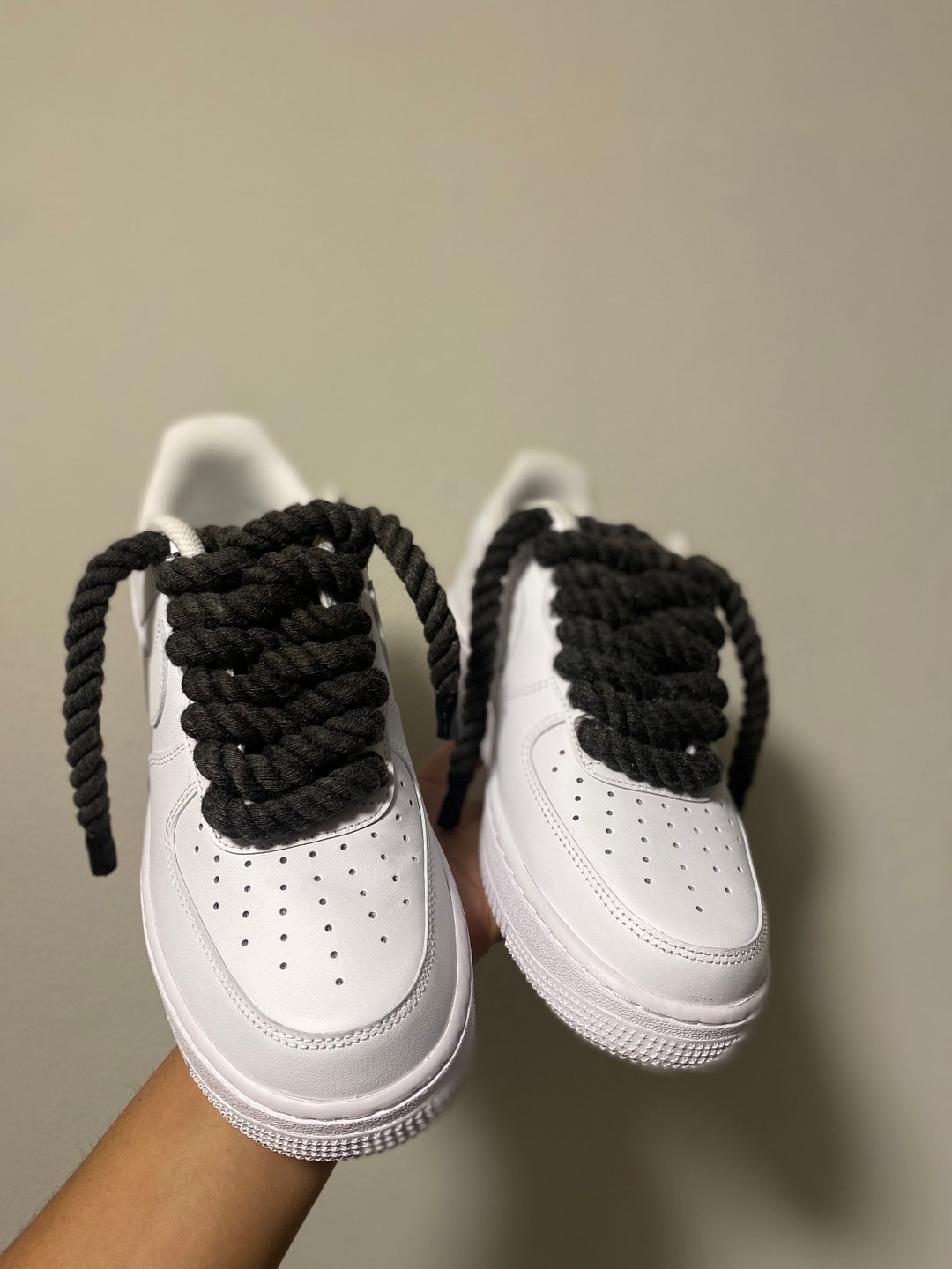 Black Rope Laces Custom - Etsy