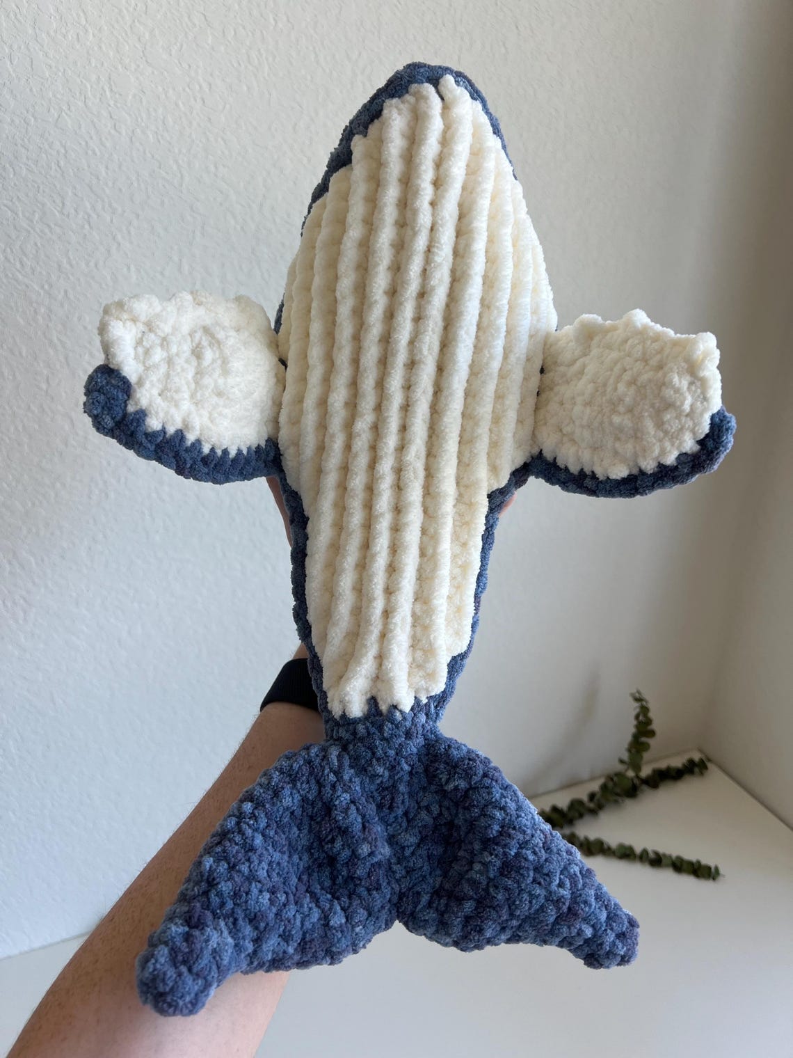 Crochet Whale Mini Hugo the Humpback Whale Handmade Plush Toy Ready to ...