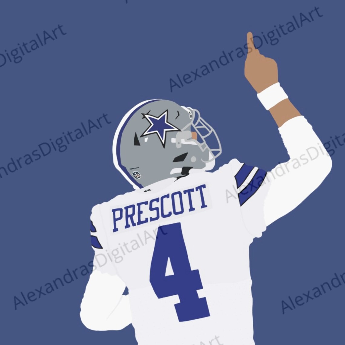 Dak Prescott Print - Etsy