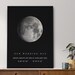 Custom Moon Print , Moon Poster, Personalized Moon Phase Print ...
