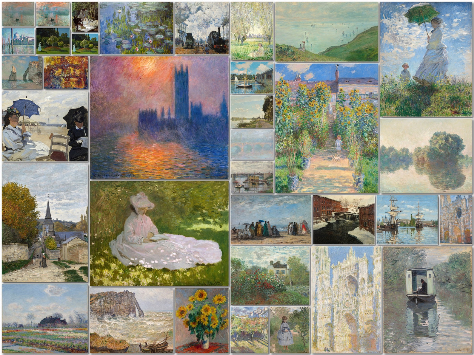 Vintage Monet Poster Mega Bundle 180 Claude Monet Prints - Etsy