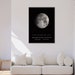Custom Moon Print , Moon Poster, Personalized Moon Phase Print ...