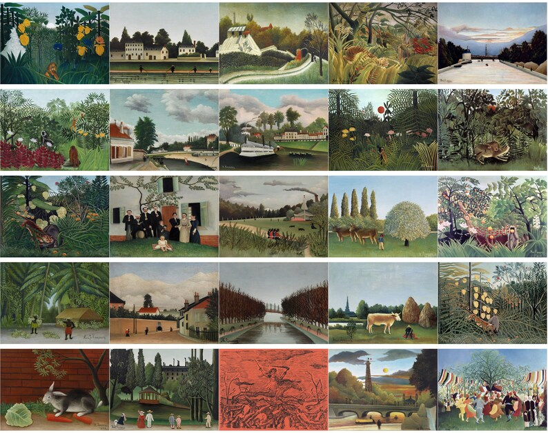 Henri Rousseau Frame TV Pack Henri Rousseau Painting - Etsy