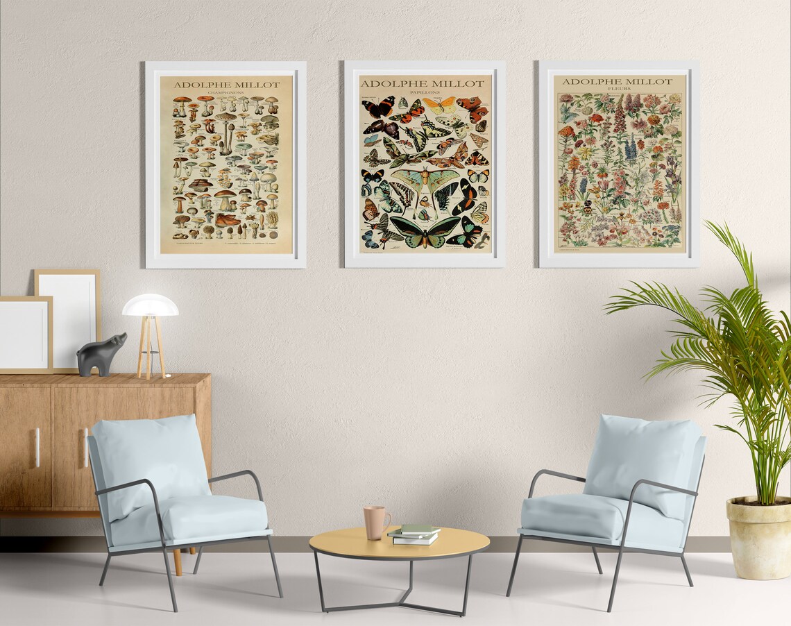 Adolphe Millot Adolphe Millot Print Adolphe Millot Flowers - Etsy