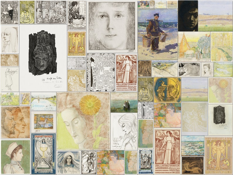 Alphonse Mucha Print Gustav Klimt Art Art Nouveau Bundle - Etsy