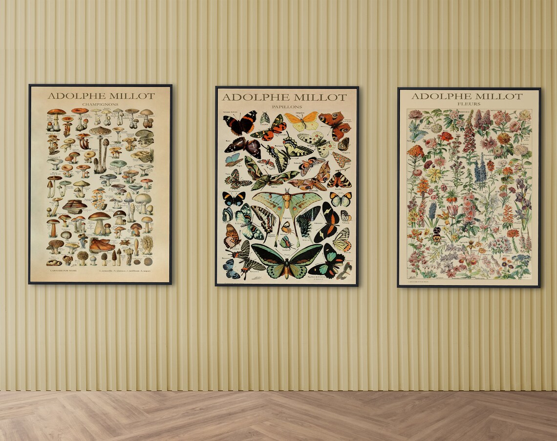 Adolphe Millot Adolphe Millot Print Adolphe Millot Flowers - Etsy