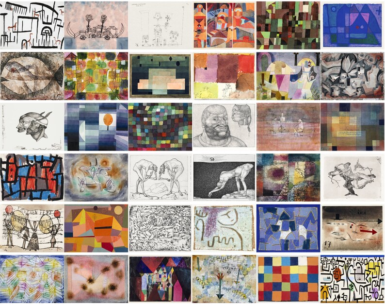 Paul Klee Frame TV Art Complete Bundle Tv Frame Set Tv Frame - Etsy