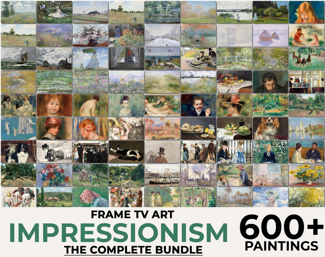 Art Bundle Deal, Art Bundle Sale, Frame TV Pack, Set of 600 Best ...