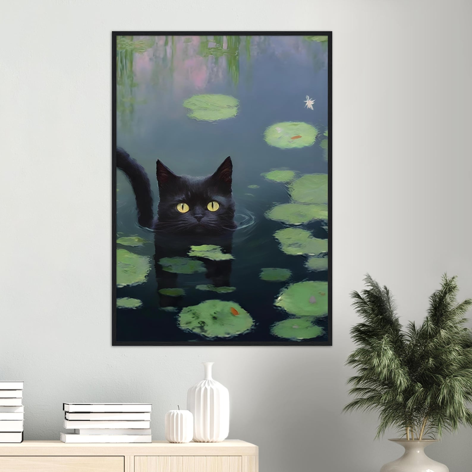 Cat Poster Set of 6 Monet Cat Print Van Gogh Cat Poster - Etsy