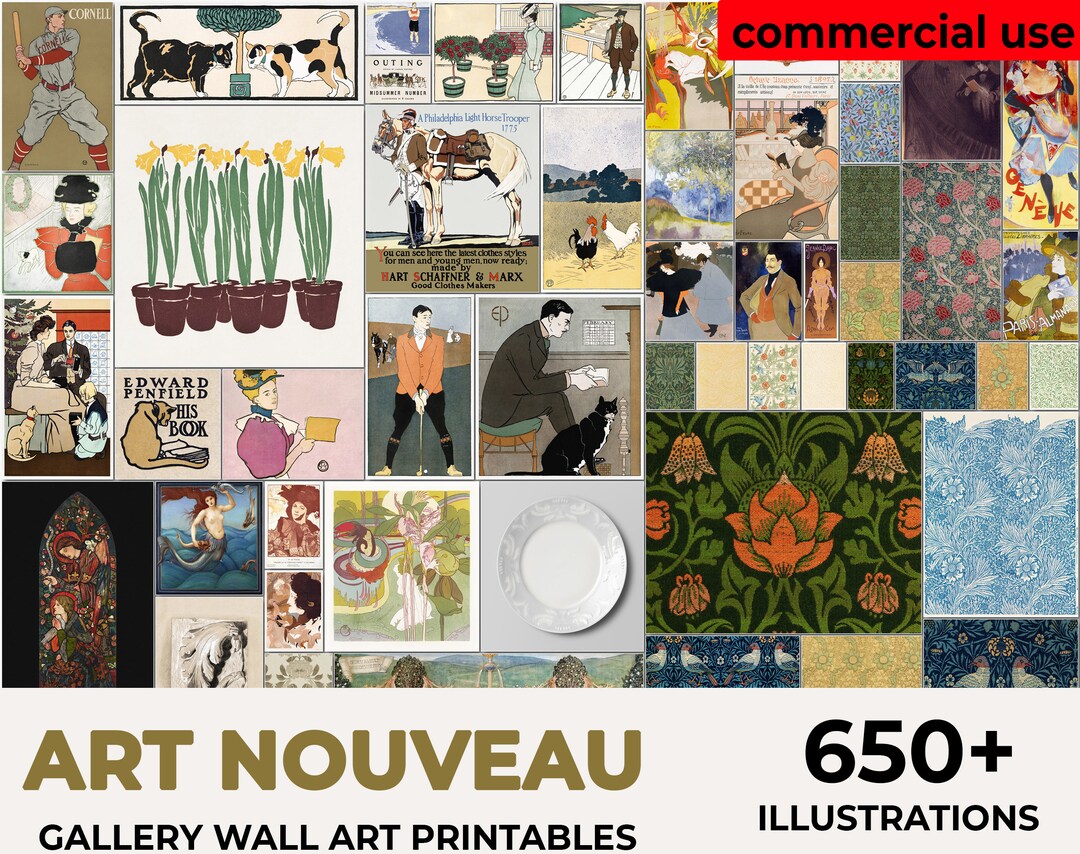 William Morris Print, Art Nouveau Bundle, Poster Bundle, Art Nouveau ...